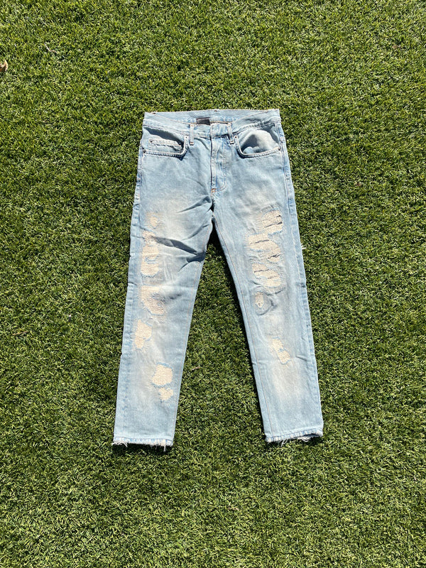 SS06 Dior Homme By Hedi Slimane Crash Distressed Denim – RWNDBCKWRDS